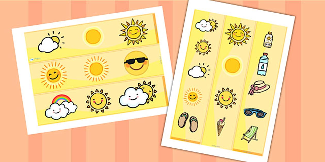 Sun Display Borders (teacher made) - Twinkl