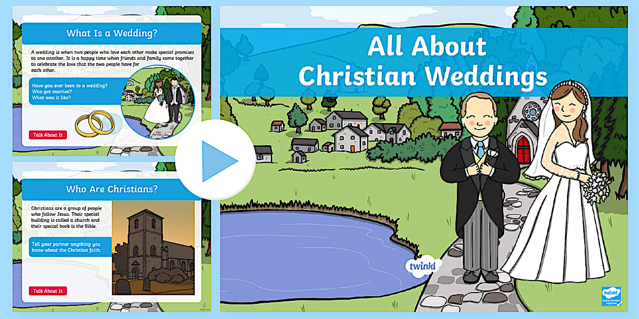 KS1 All About Christian Weddings PowerPoint - Twinkl