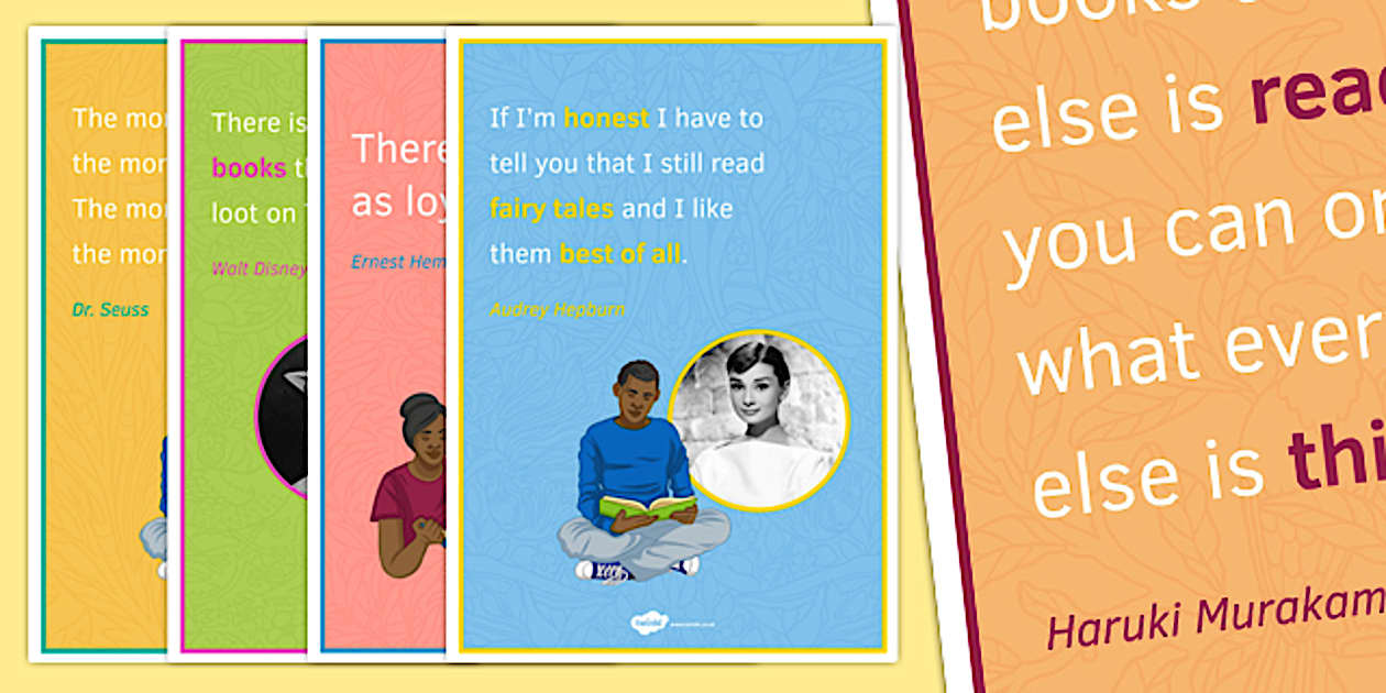 Reading Quote Posters for KS3 (Teacher-Made) - Twinkl