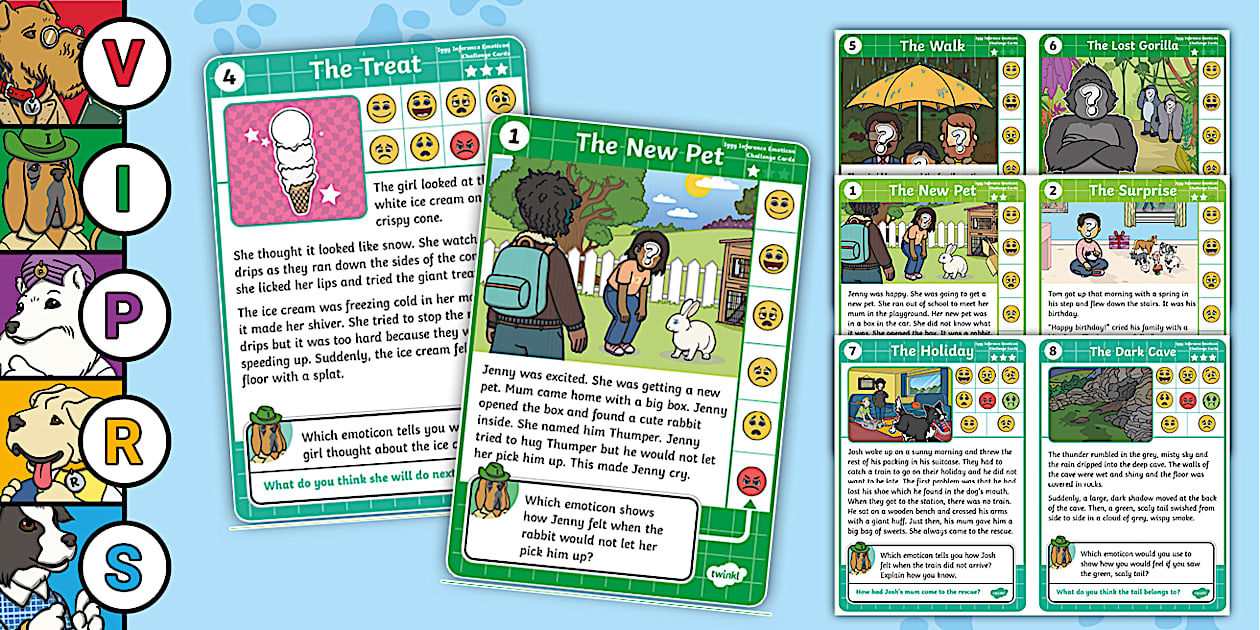 KS1 Iggy Inference Emoticon Challenge Cards (Teacher-Made) KS1 Iggy Inference Emoticon Challenge Cards (Teacher-Made)