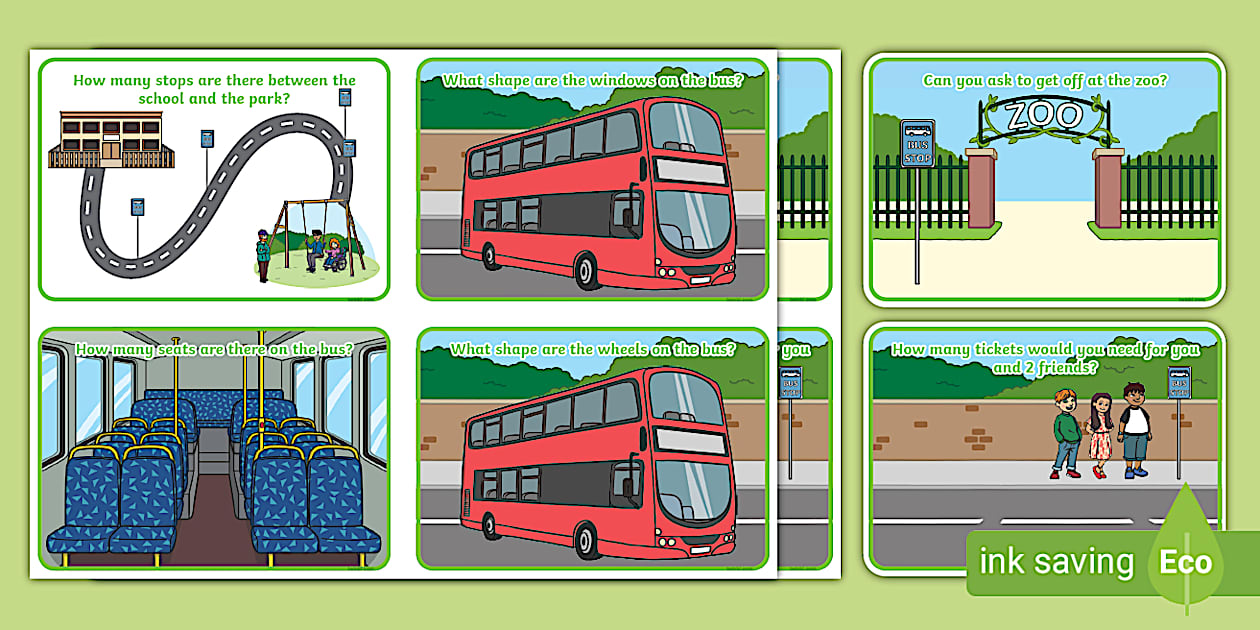 Bus Role-Play Challenge Cards | Twinkl (Teacher-Made)