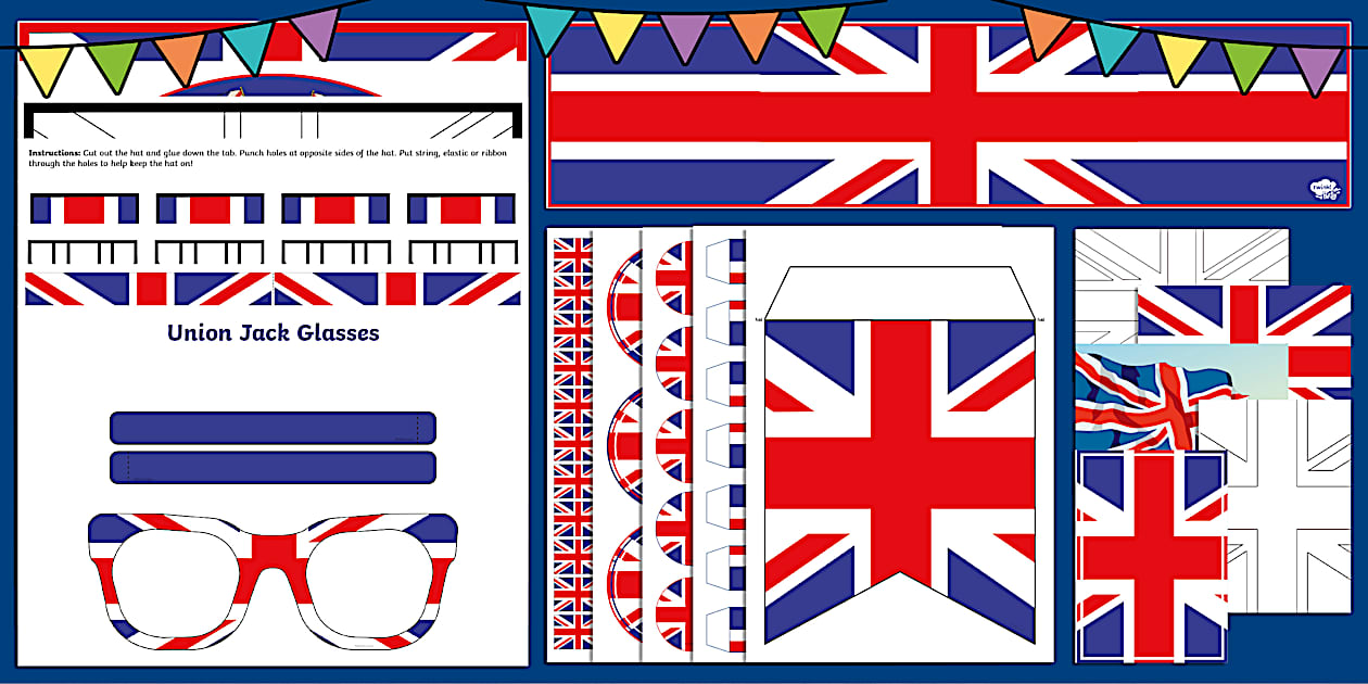 Union Jack Themed Party Decorations | Twinkl Party - Twinkl