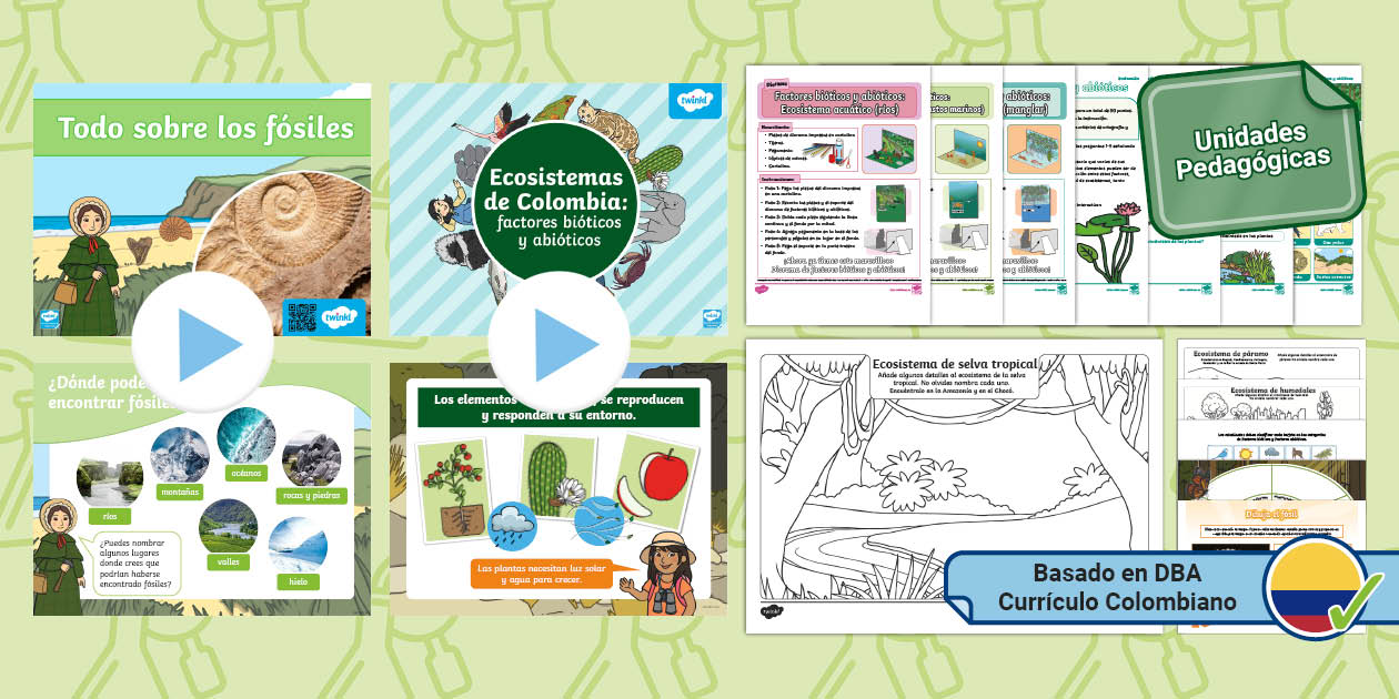 Unidad Pedagógica DBA Ciencias Grado 3 - Twinkl Colombia