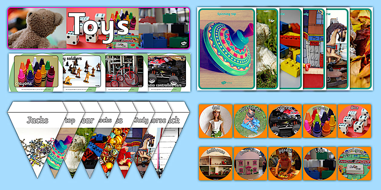 Cursive Toy Pictures Resource Pack (teacher made) - Twinkl