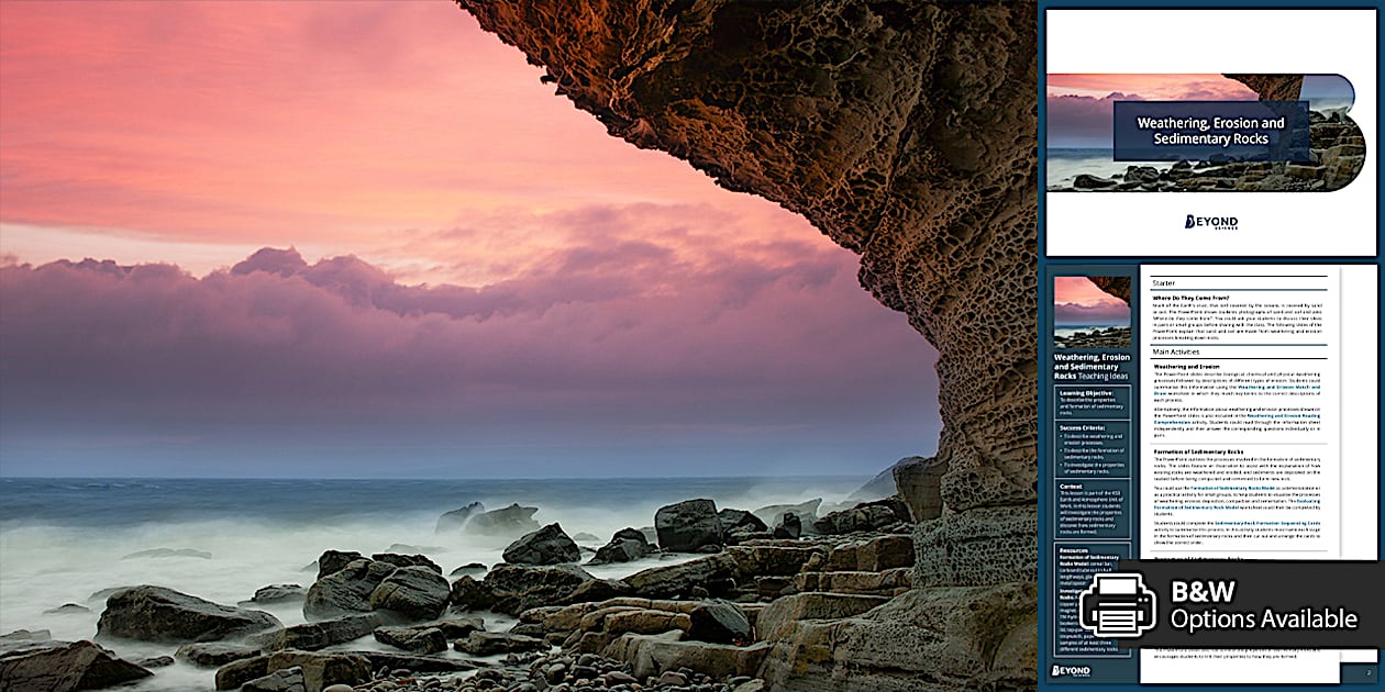 Weathering, Erosion and Sedimentary Rocks Lesson Pack | KS3