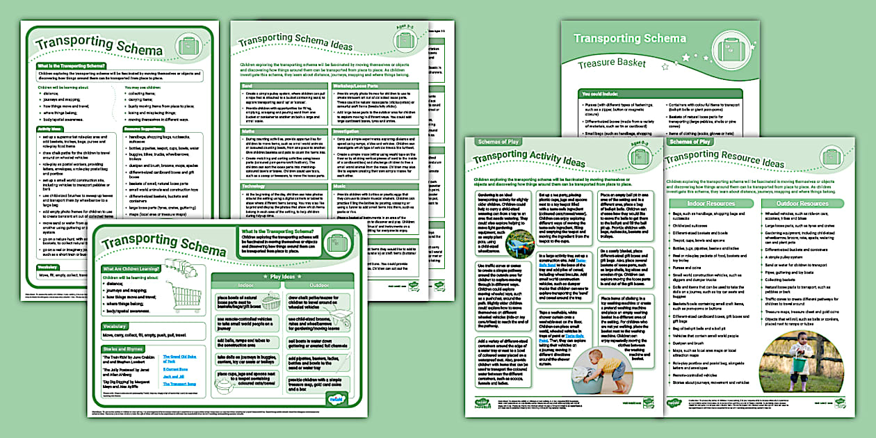 Transporting Schema Resource Pack (teacher made) - Twinkl