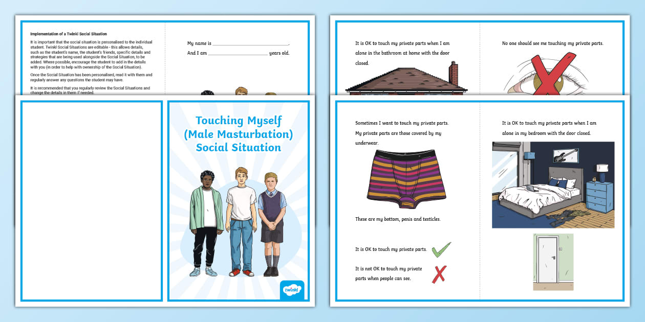 Touching Myself (Male Masturbation) Social Situation