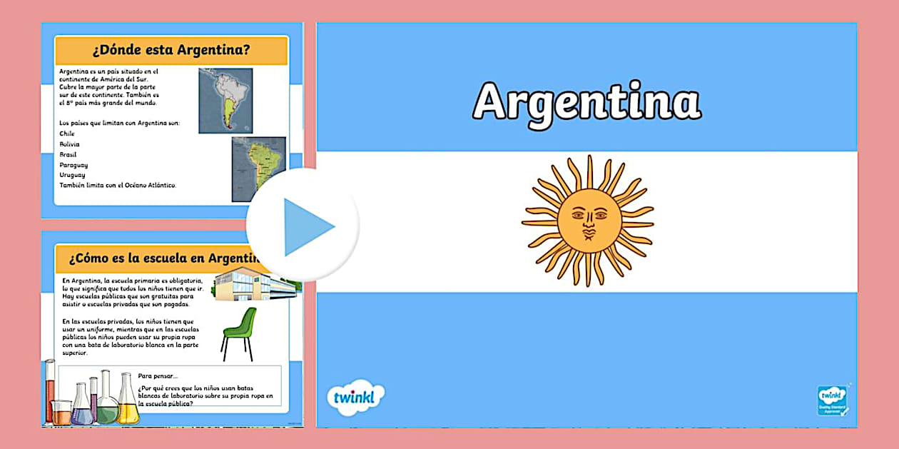 Powerpoint sobre Argentina (teacher made) - Twinkl