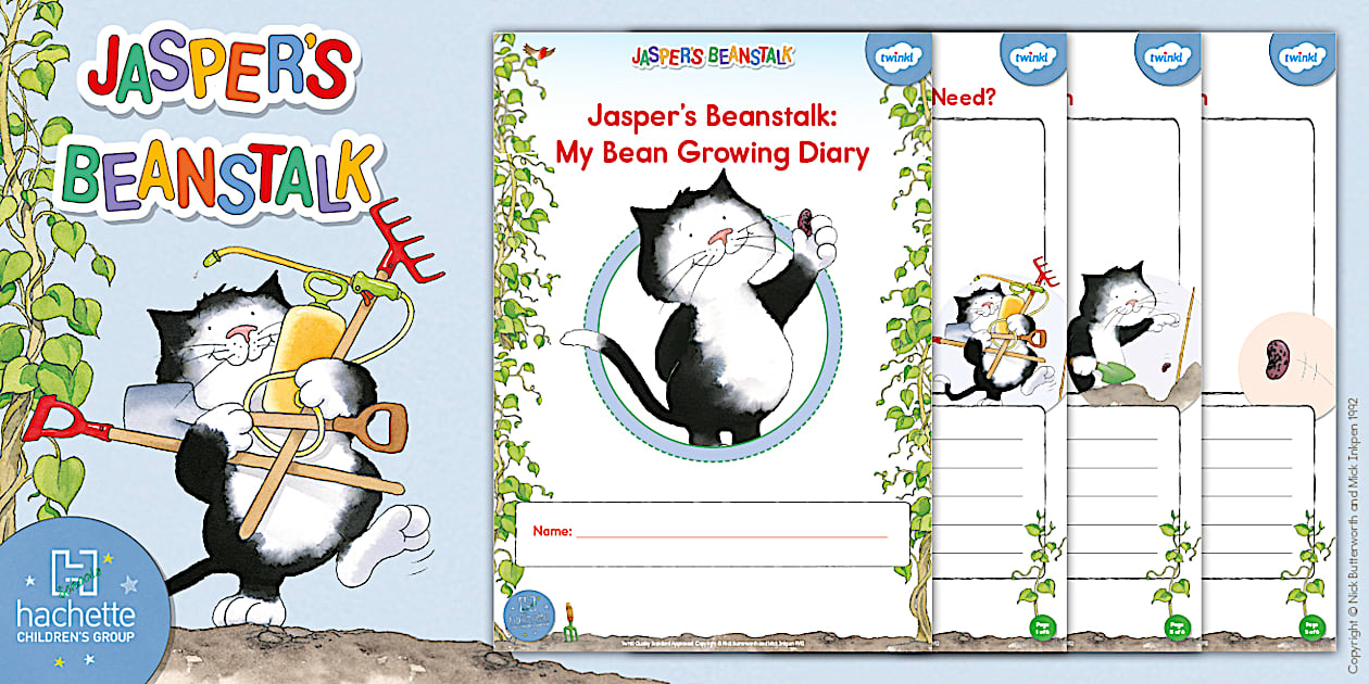 FREE! - Jasper's Beanstalk: Bean Growing Diary – Twinkl
