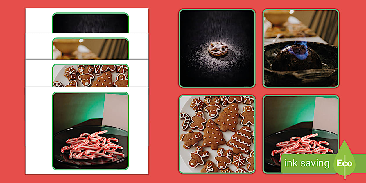 Christmas Food Display Photo Pack (Teacher-Made) - Twinkl