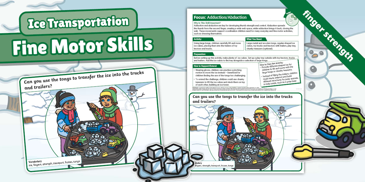 Finger Strength Continuous Provision: Ice Transportation