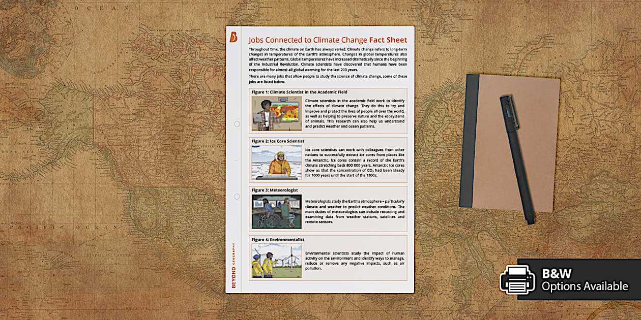 Jobs Connected to Climate Change Fact Sheet | Beyond