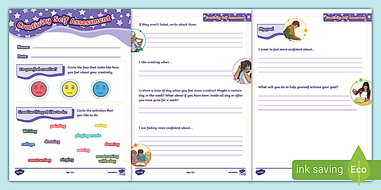 Creative Schools Week Pupil Self Assessment (teacher made)