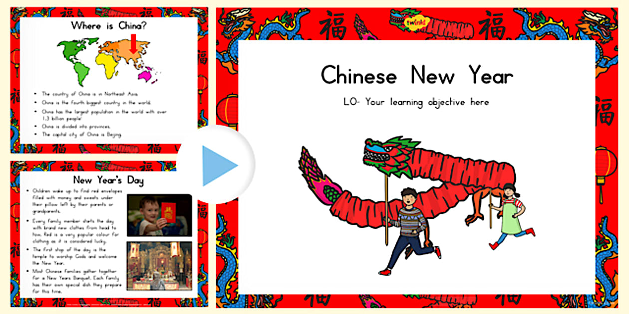 Chinese New Year Information PowerPoint (teacher made)