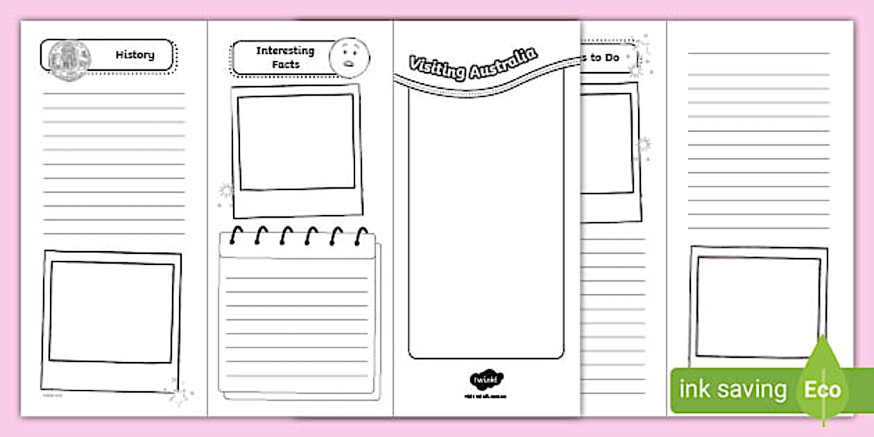 Australia Brochure Activity | Year 3-4 HASS | Teacher-Made