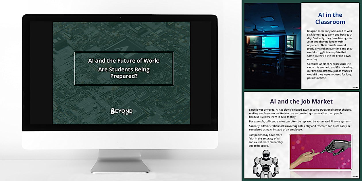 AI Impacts on Education Discussion PowerPoint - Twinkl