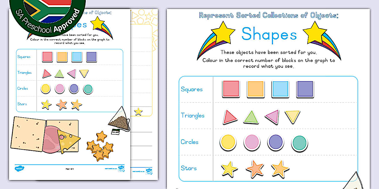 Grade R Data Handling Activity Represent Collections Shapes