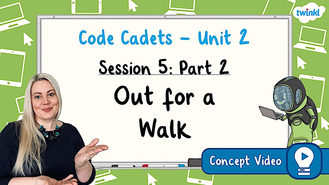 Out for a Walk with Scratch KS2 Concept Video Part 2