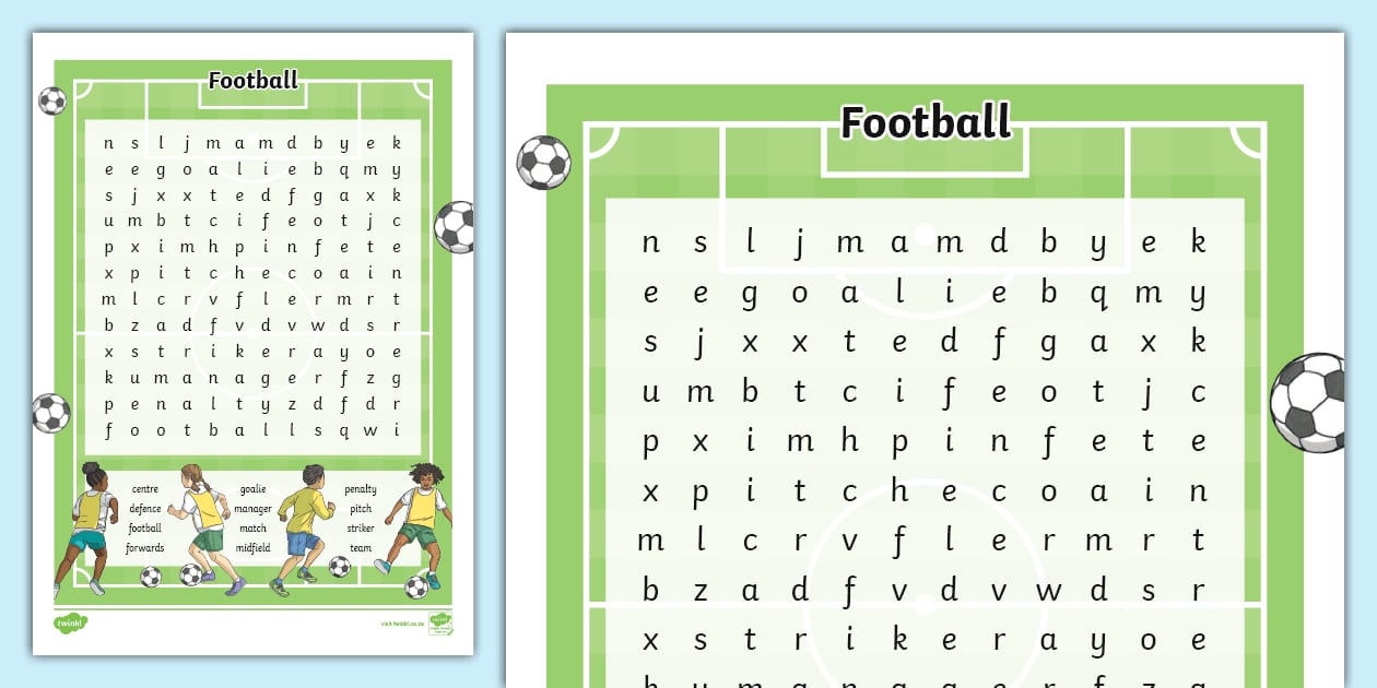 Football Word Search