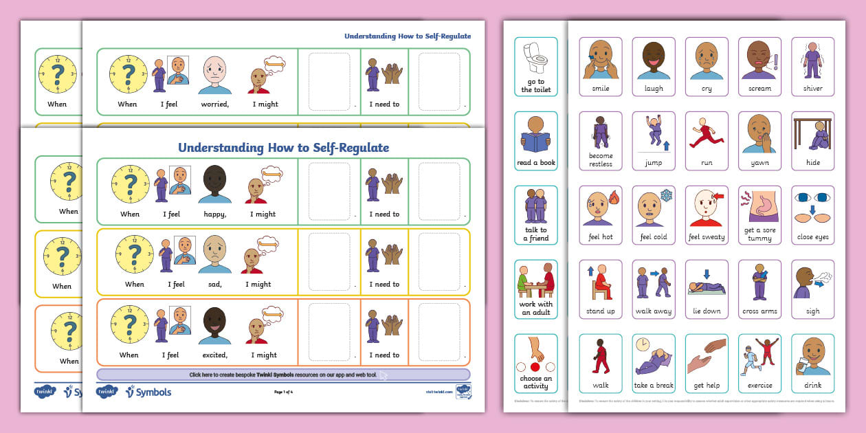 Twinkl Symbols: Understanding How to Self-Regulate - Twinkl