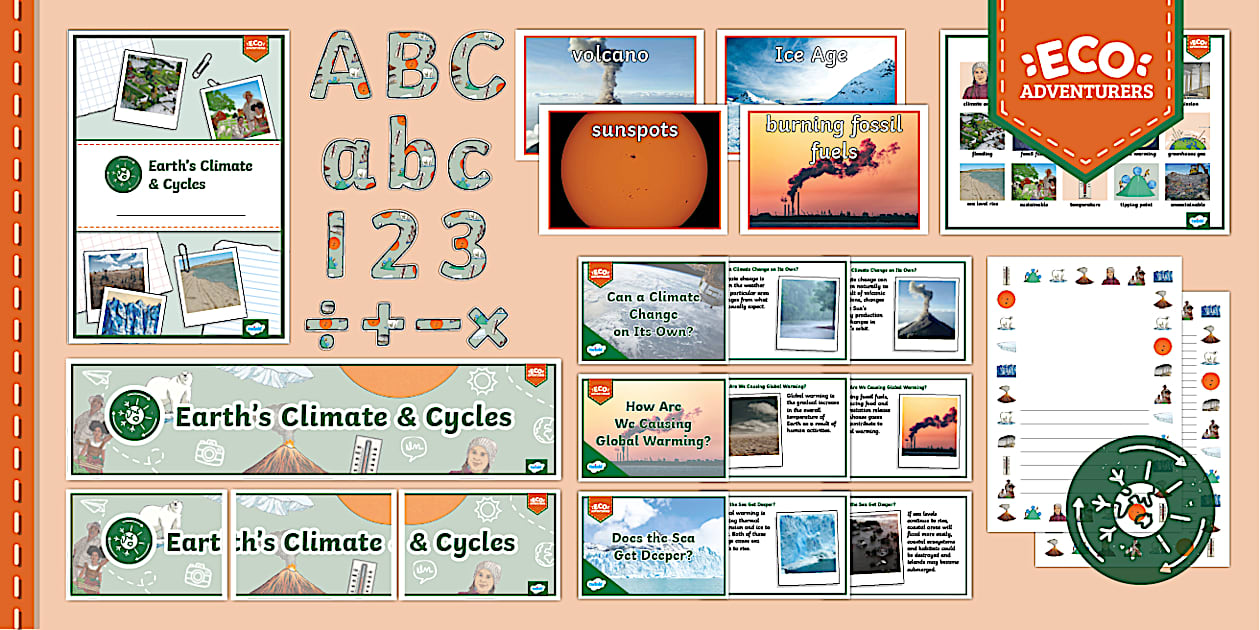 *Year 5 Earth's Climate & Cycles Display Pack*