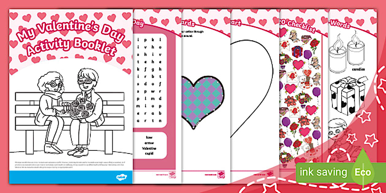 My Valentine’s Day Activity Booklet (Ages 4-5) - Twinkl