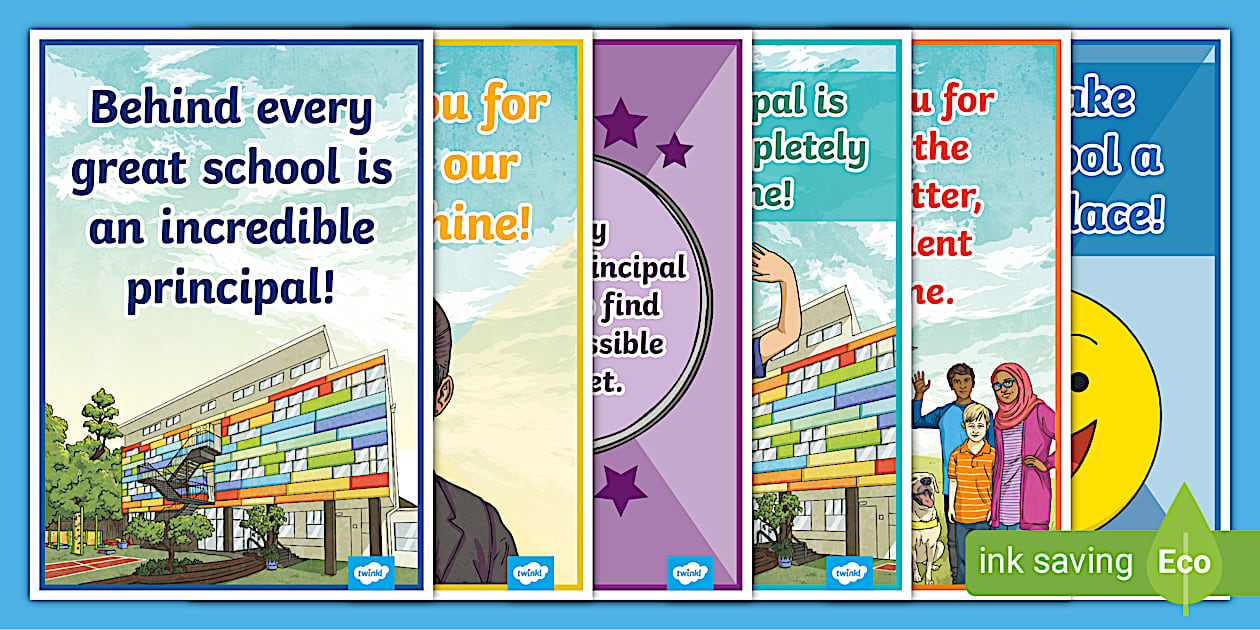 Primary Principals Day Posters (teacher made) - Twinkl
