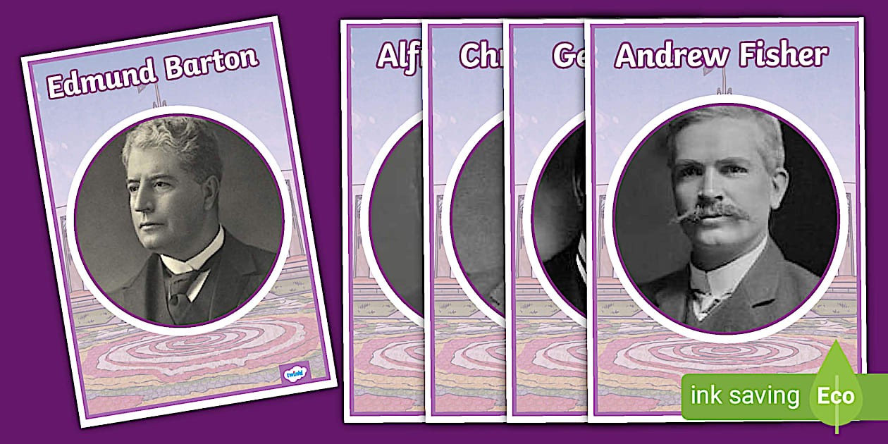 Australian Prime Ministers List - Twinkl HASS Resources