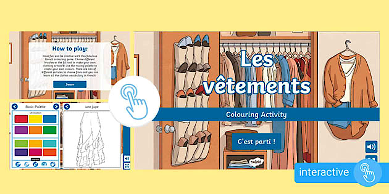 👉 Clothes and Colours in French | Twinkl Go! | Language | KS2