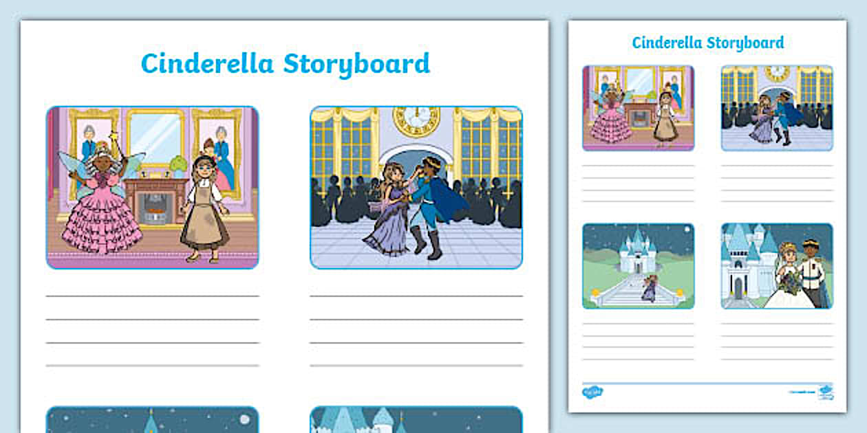 Cinderella Storyboard Template
