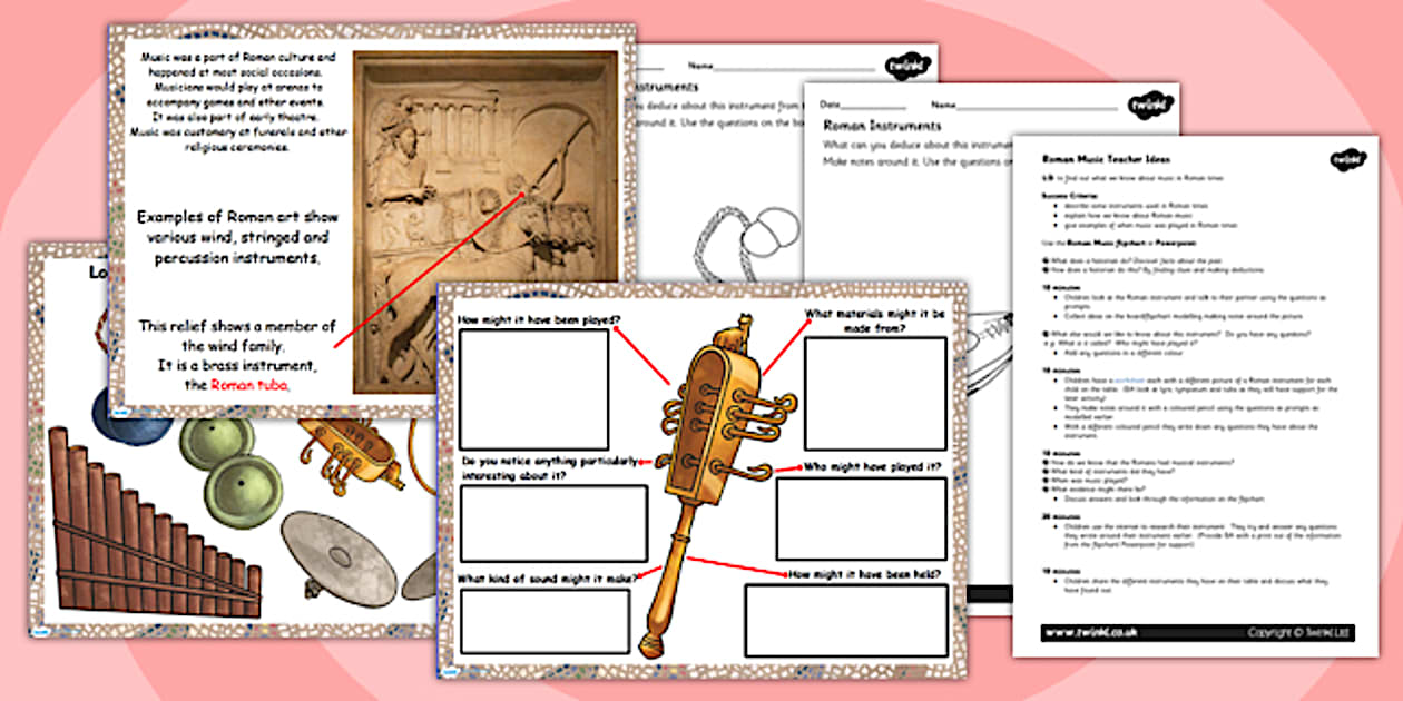Roman Music Lesson Teaching Pack - Twinkl
