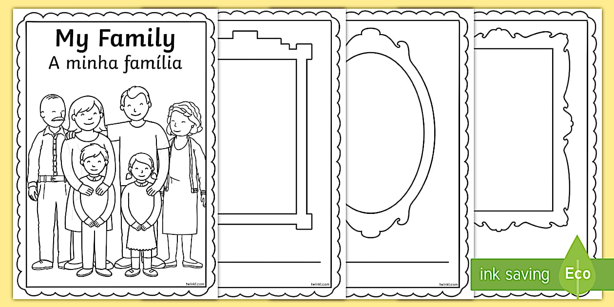 My Family Booklet English/Portuguese - My Family Booklet