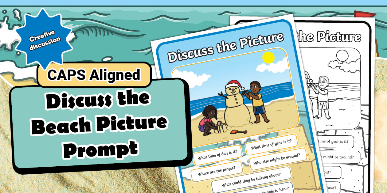 Discuss the Beach Picture Prompt