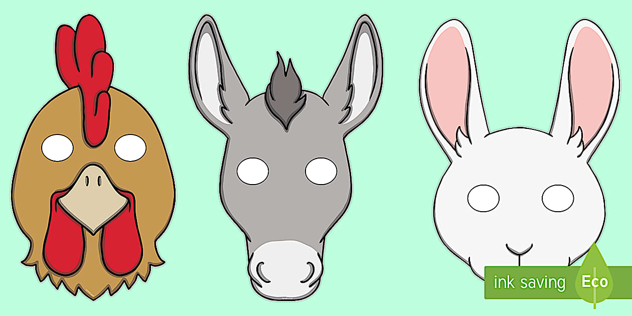 Spring Aistear Role-Play Masks (teacher made) - Twinkl