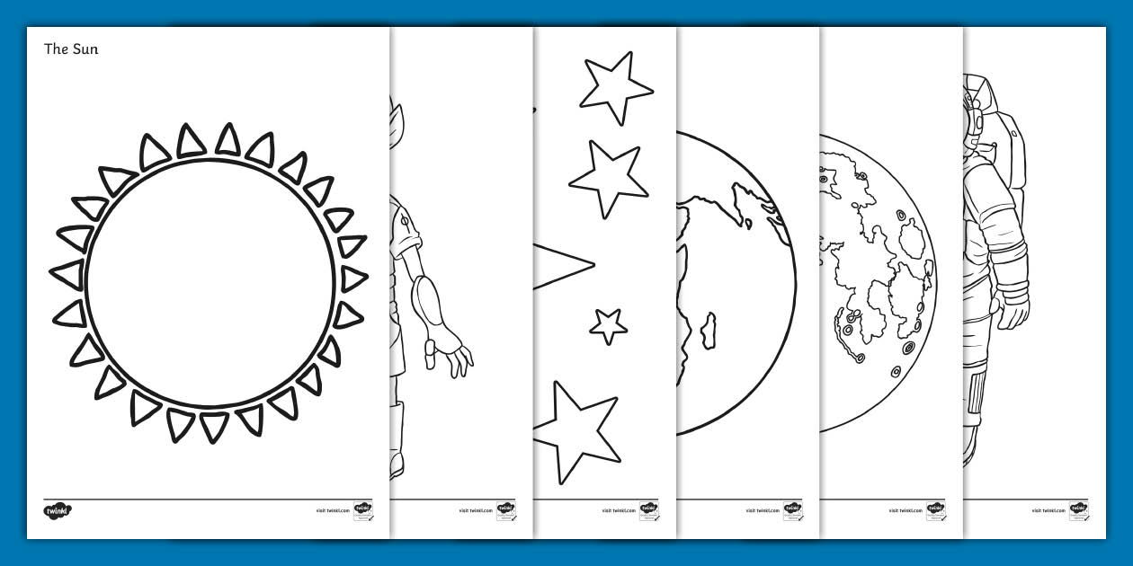 Space Colouring Pages | Twinkl CA (teacher made) - Twinkl