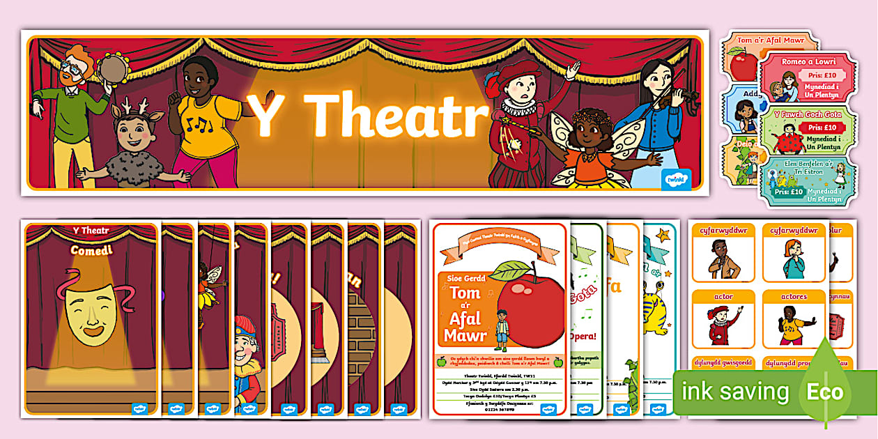 Pecyn Chwarae Rôl Theatr (Hecho por educadores) - Twinkl