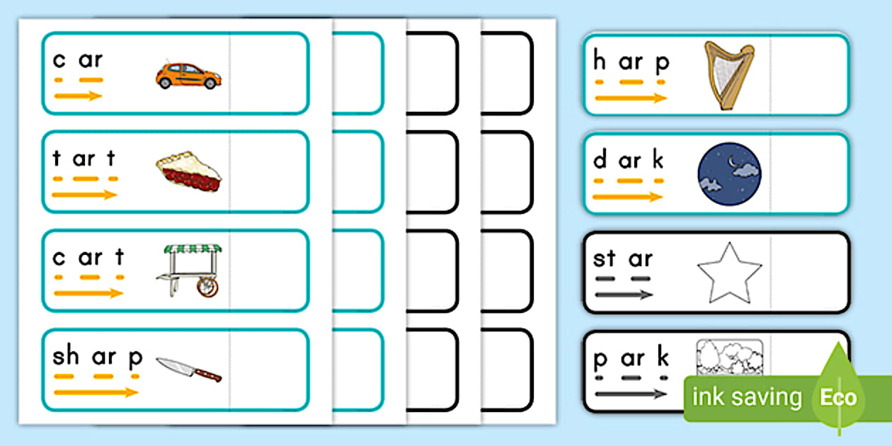 -ar Digraph Read and Reveal Activity (teacher made) - Twinkl