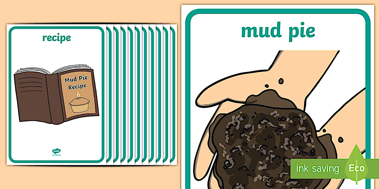 Mud Pie Role Play Posters (teacher made) - Twinkl