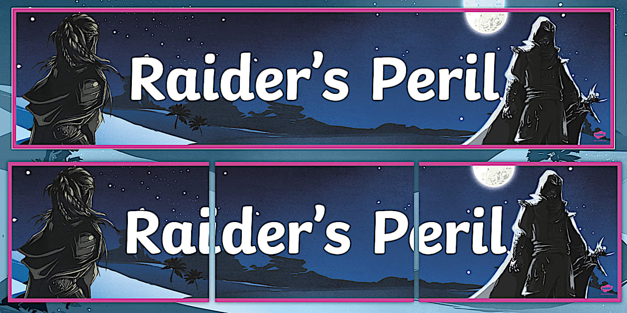 KS2 Fantasy Gaming Adventure Story 'Raider's Peril' Display Banner