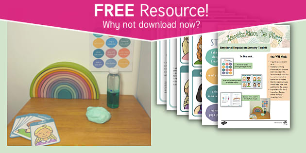 FREE! - Calming and regulating sensory play toolkit.