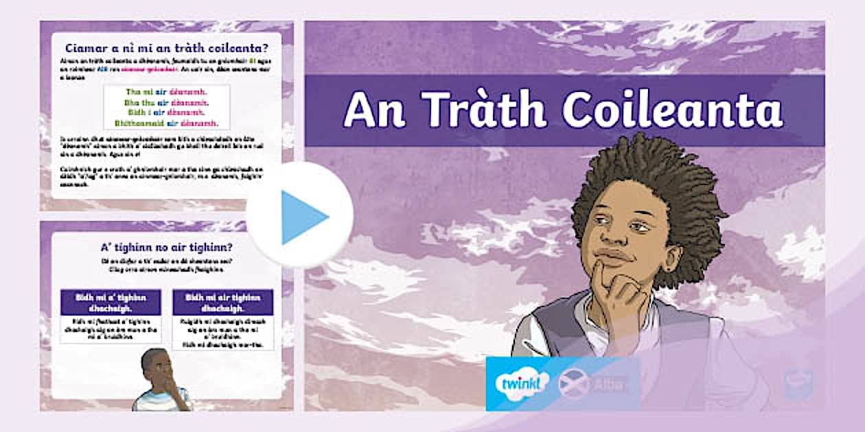 PowerPoint An Tràth Coileanta - FtMG - Twinkl