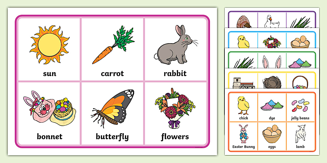 Easter Bingo Cards | Classroom bingo pack (Teacher-Made)