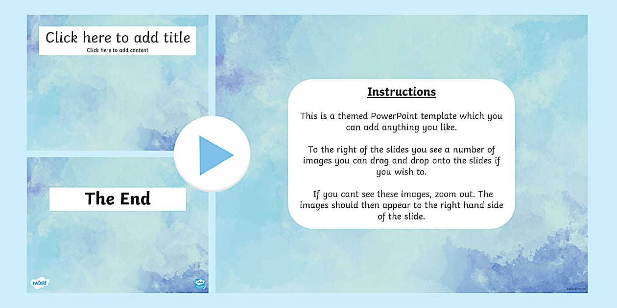 Watercolour PowerPoint Background | Twinkl | PowerPoint