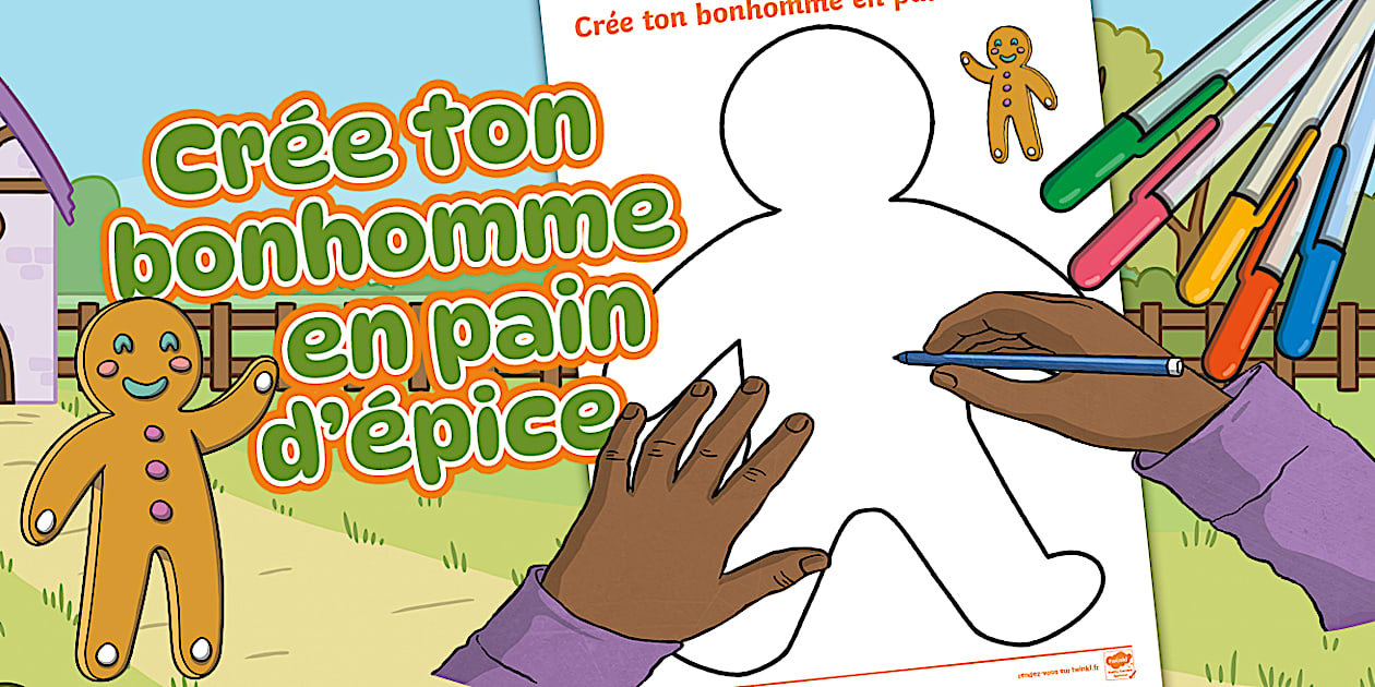 Activité : Crée ton bonhomme en pain d'épice
