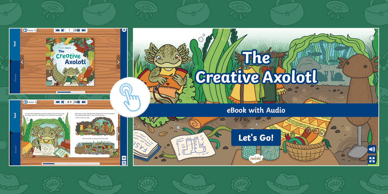 The Creative Axolotl eBook with Audio (teacher made)