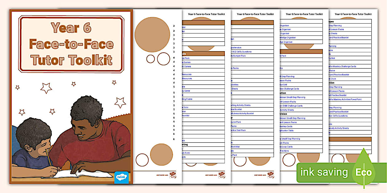 Year 6 Face-to-Face Tutor Toolkit (teacher made) - Twinkl