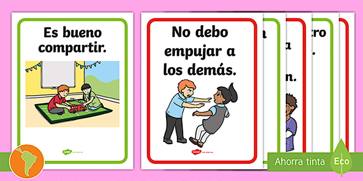 FREE! - Pósters con normas de comportamiento en el aula