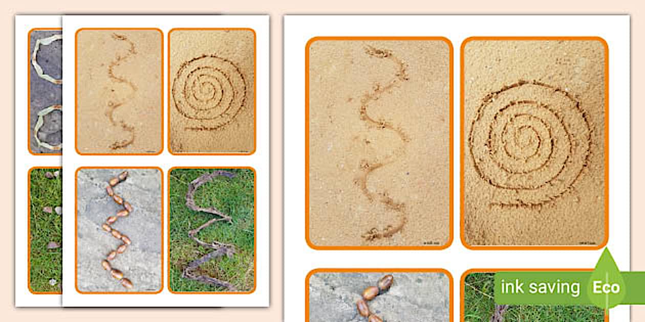Early Years Mark-Making Activities Nature Pattern Cards