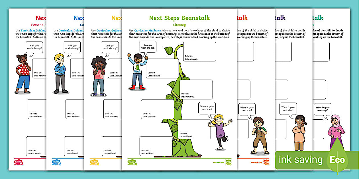 Recording Next Steps EYFS Sheet | Twinkl (teacher made)