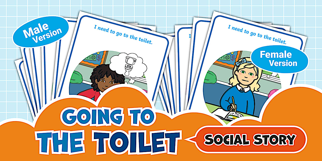 Social Story for Using the Bathroom at School | Twinkl